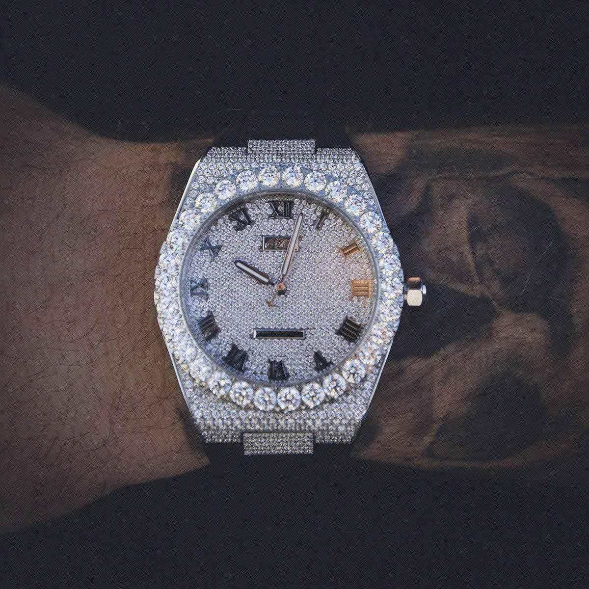 Fully Iced Alpha Era 316 W/ Rubber Strap | The GLD Shop - The GLD Shop ...